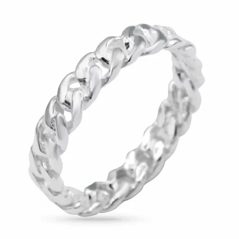 Kollektionsprov panzer ring i silver